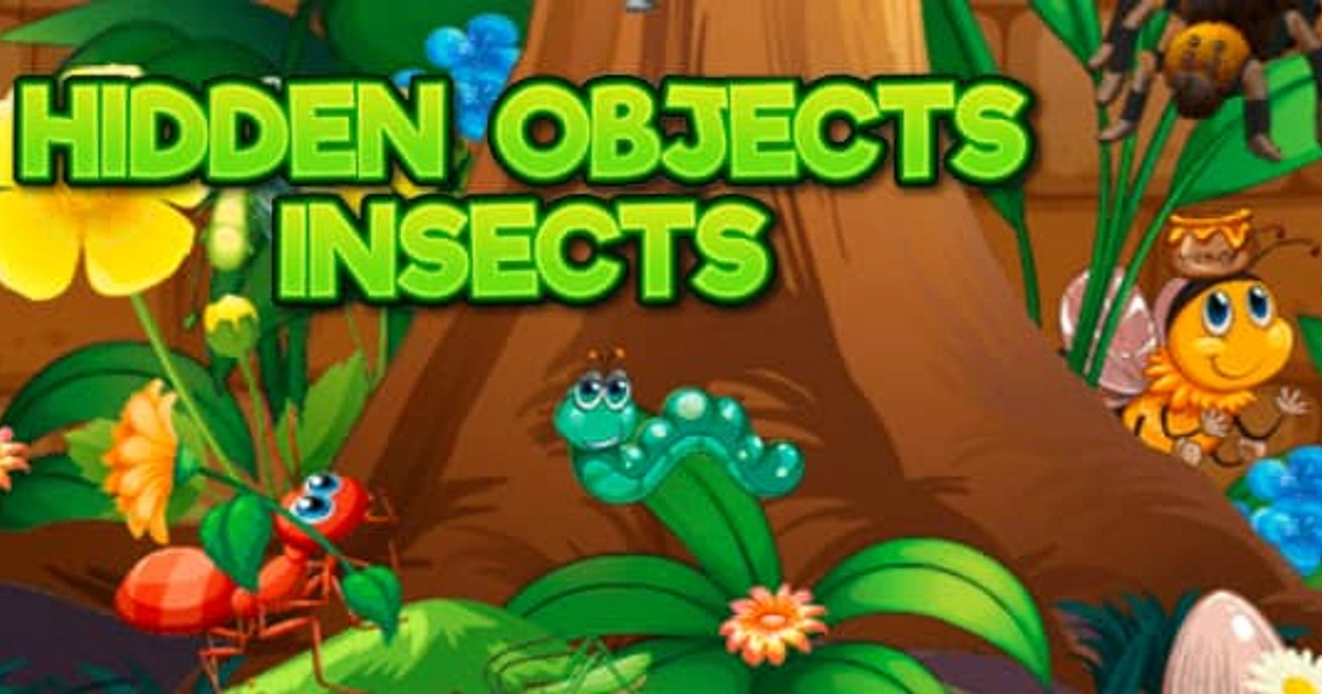 Hidden Objects Insects - Online Game - Play for Free | Starbie.co.uk