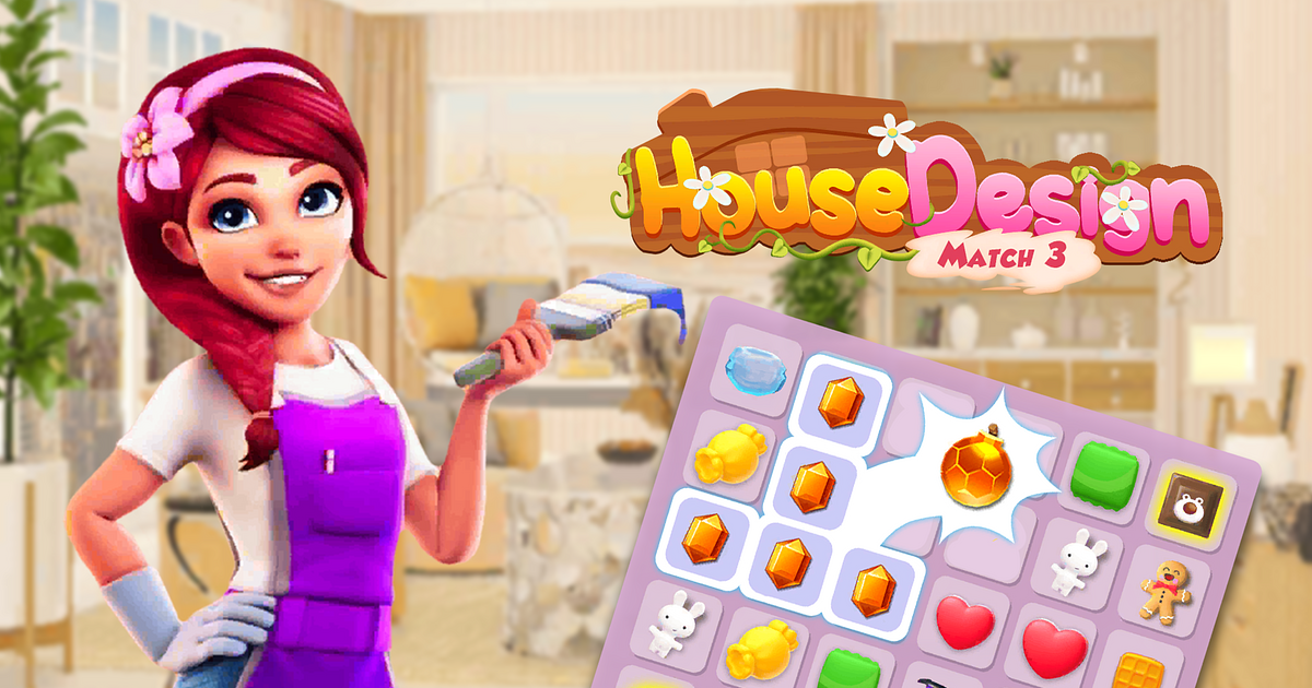 House Design Match 3 - Online Game - Play for Free | Starbie.co.uk
