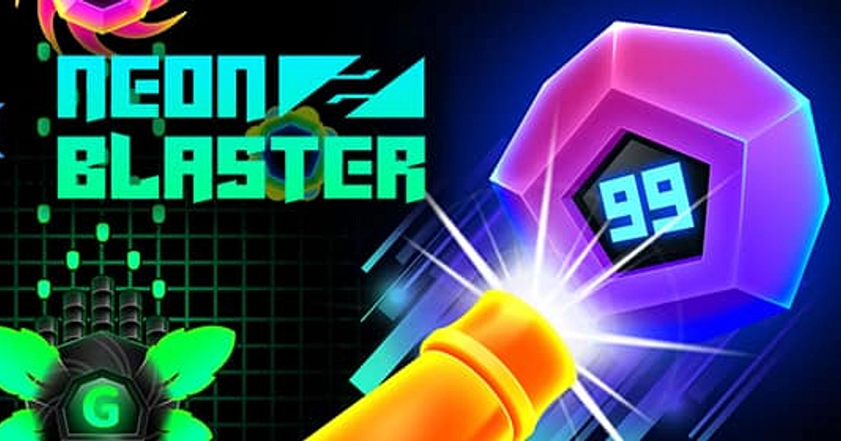 Neon Blaster 2 - Online Game - Play for Free | Starbie.co.uk