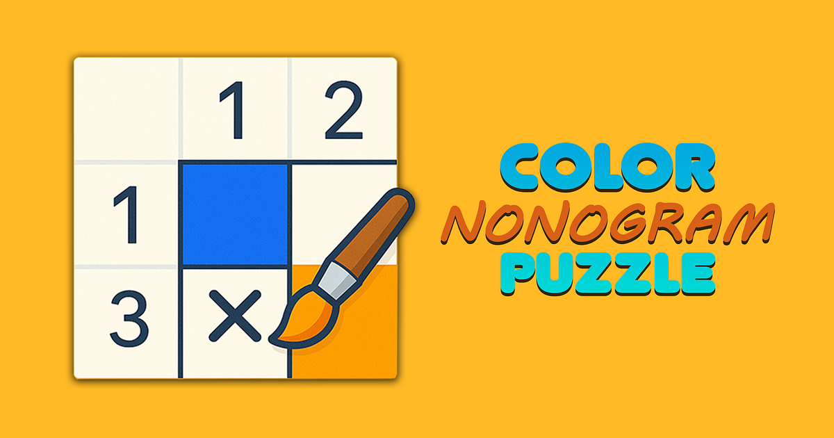 Color Nonogram Puzzle - Online Game - Play for Free | Starbie.co.uk