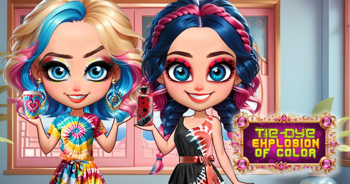 Tie Dye: Explosion of Color - Online Game - Play for Free | Starbie.co.uk
