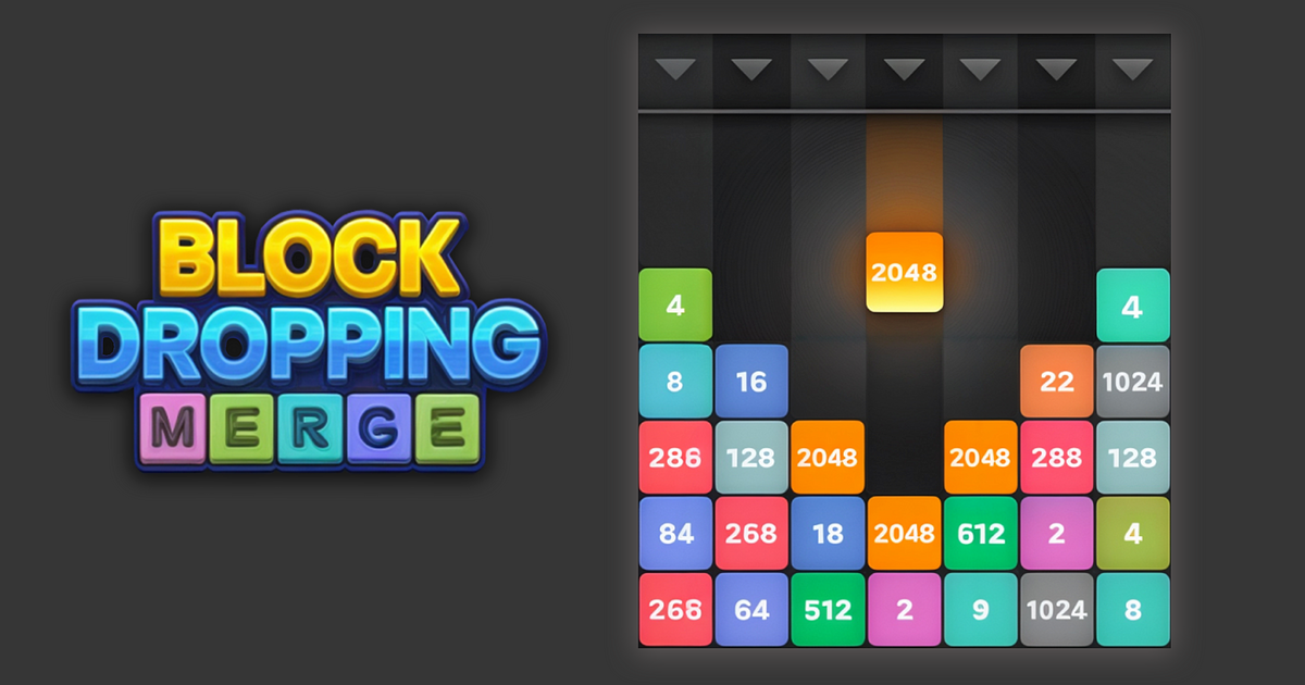 Block Dropping Merge - Online Game - Play for Free | Starbie.co.uk