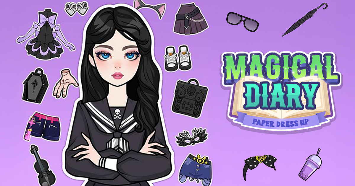 Magical Diary Paper Dress Up - Online Game - Play for Free | Starbie.co.uk