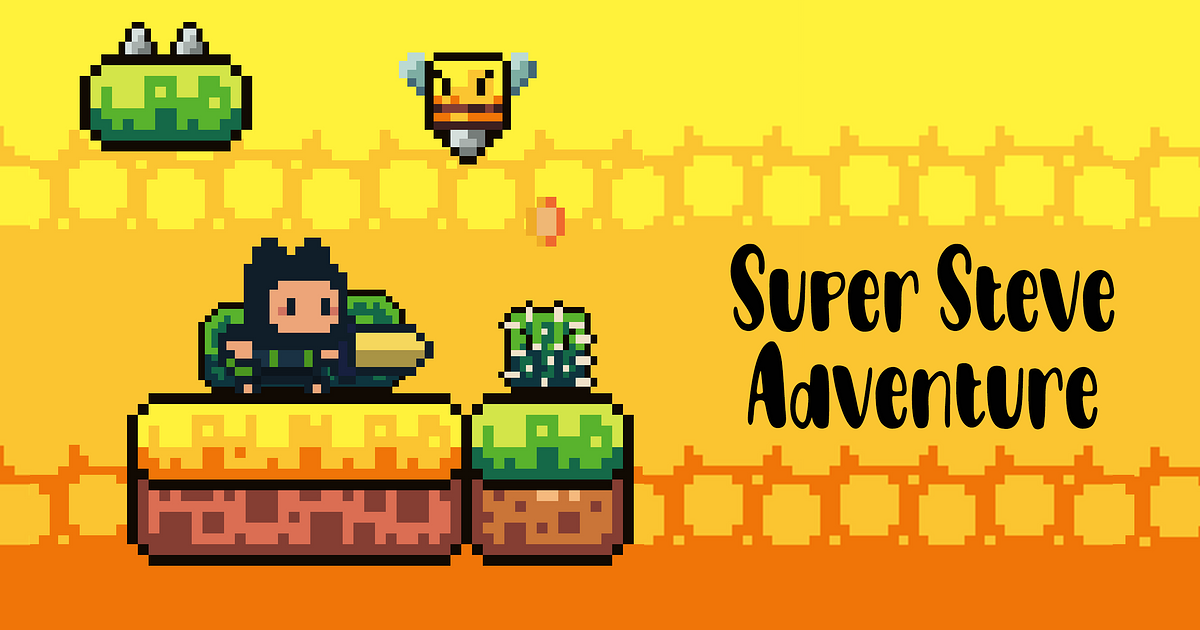 Super Steve Adventure - Online Game - Play for Free | Starbie.co.uk